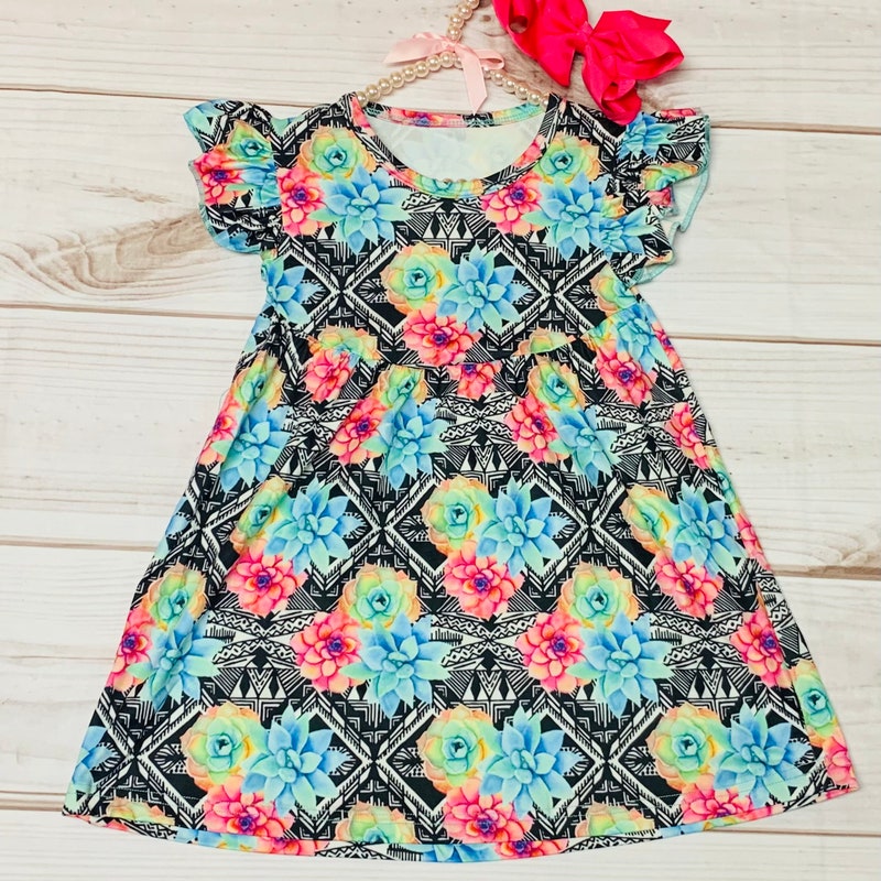 Cactus Dress Girl - Etsy