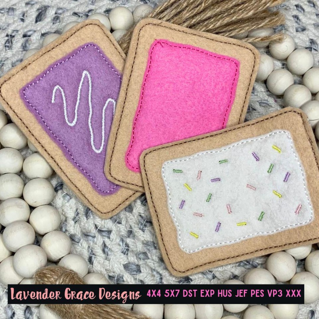 In the Hoop Pastry Streudal Embroidery Digital Download, 4x4 5x7 Feltie ...