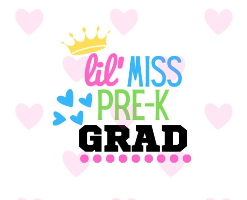 Lil Miss VPK Grad VPK Graduation Girl Toddler Graduation - Etsy
