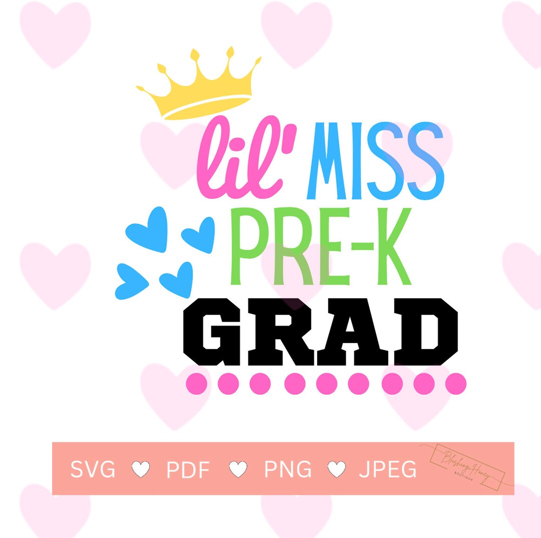 Lil Miss VPK Grad VPK Graduation Girl Toddler Graduation - Etsy