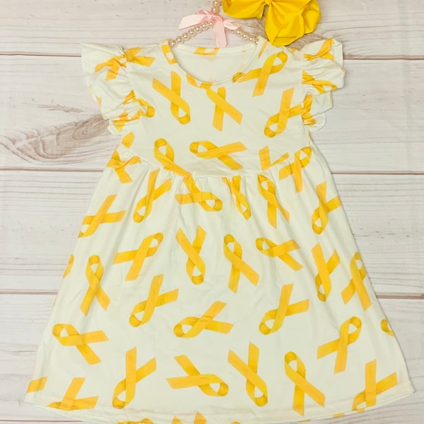 Girls Yellow Dress - Etsy