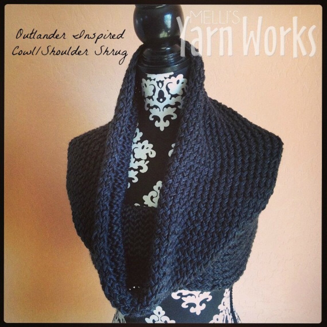 Outlander Inspired Cowl/shoulder Shawl Loom Knit Pattern - Etsy