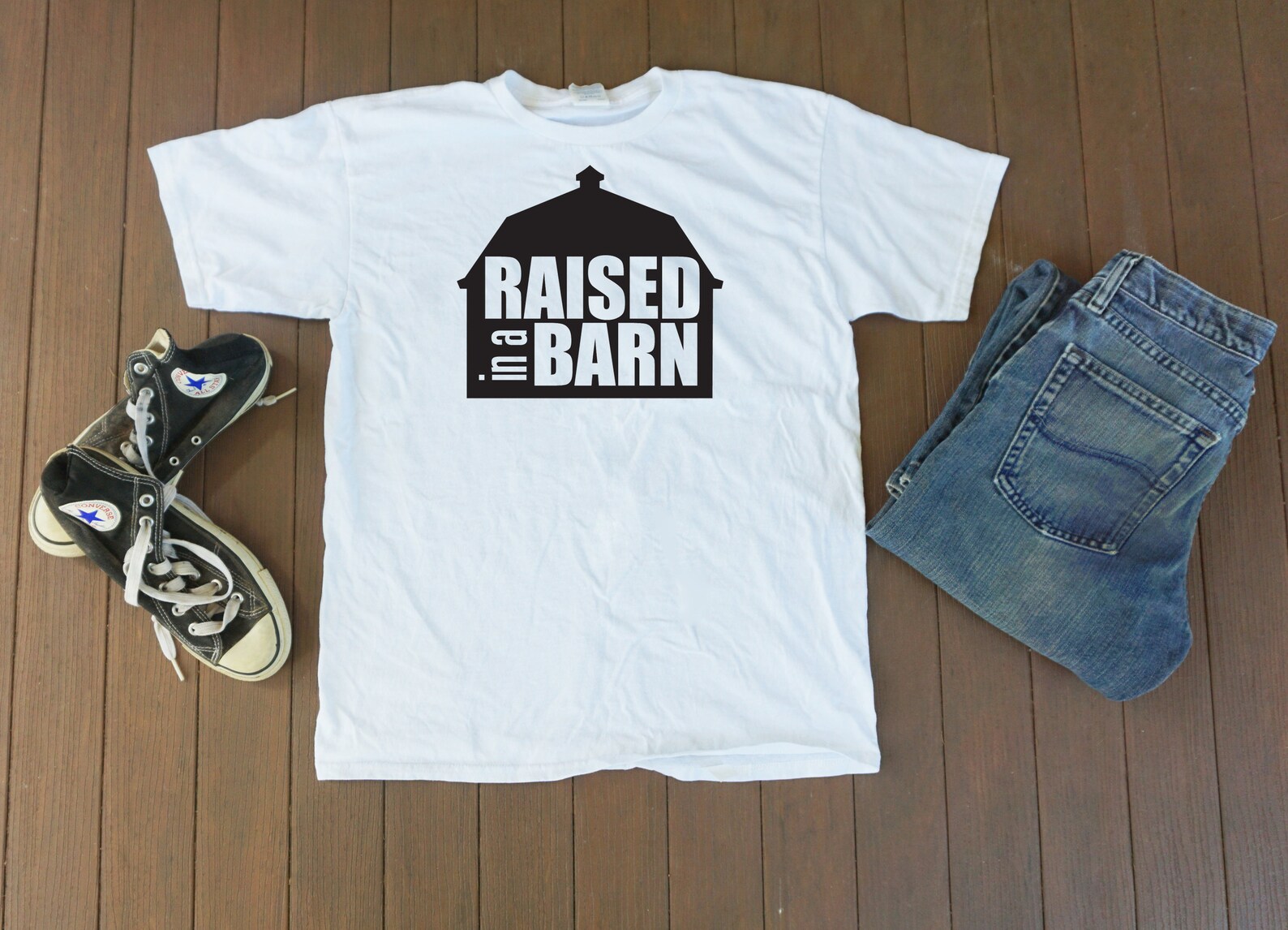 Raised in a Barn Shirt Farmer Tshirt Funny Farm Shirts Farm | Etsy