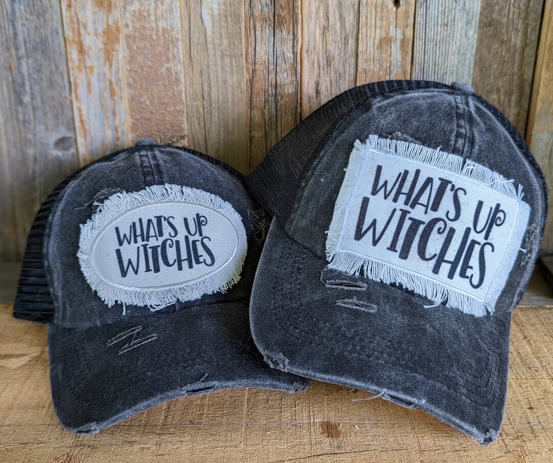 What's up Witches, Halloween Baseball Hat, Halloween Trucker Cap, the ...
