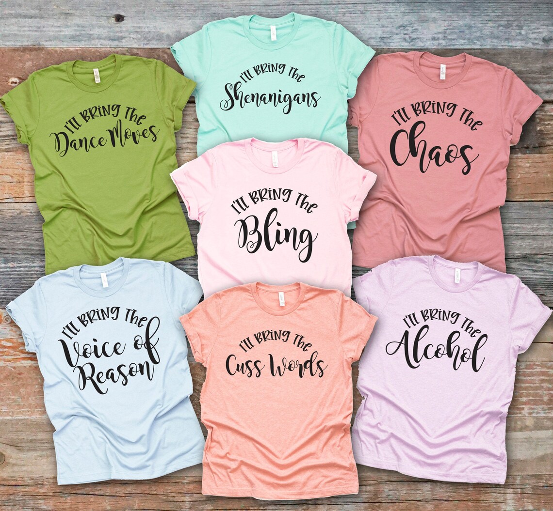 Best Friend Shirts Girls Night Out shirts I'll bring the | Etsy