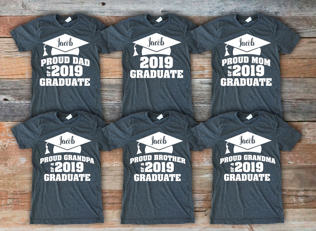 Graduation Shirts for Family, Family Graduation Shirts, Proud Mom ...