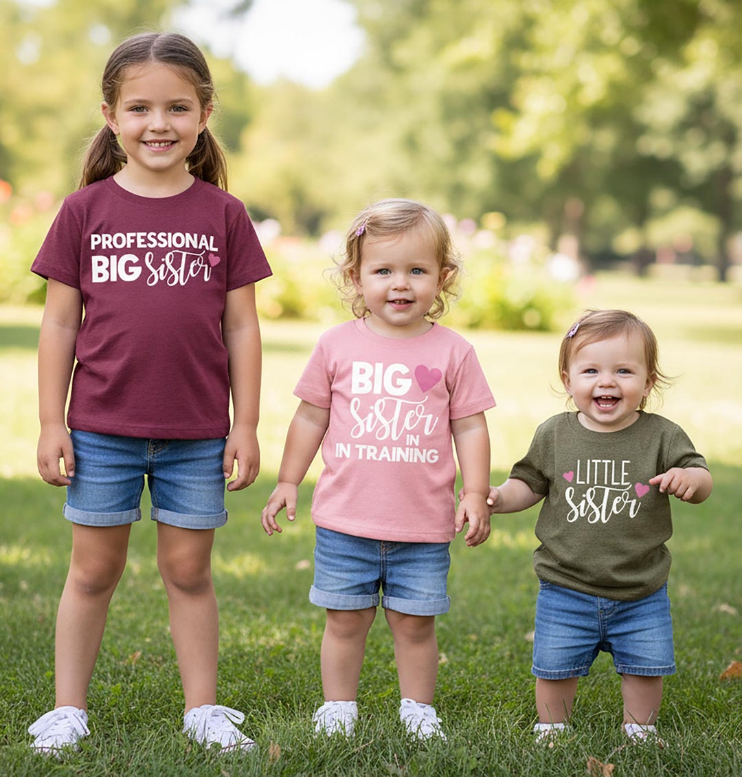 Professional Big Sister in Training Shirt, Pregnancy Announcement ...