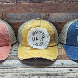 Matching Friend Trucker Caps, Birthday Party Trucker Hats, Girl's Trip ...