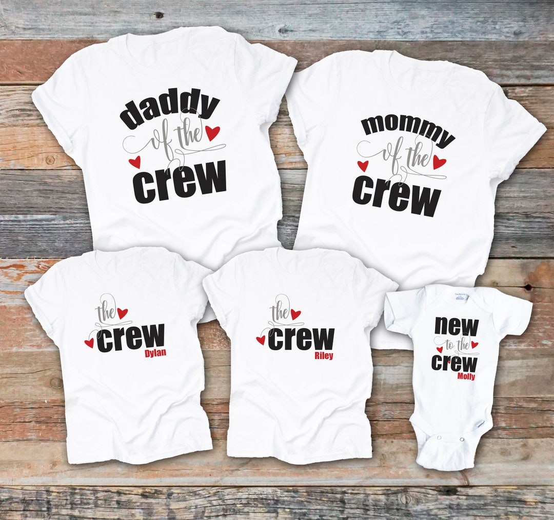 Das Crew-Familien-T-Shirt, Familienurlaubs-Shirts, Familien-Wiedersehen ...