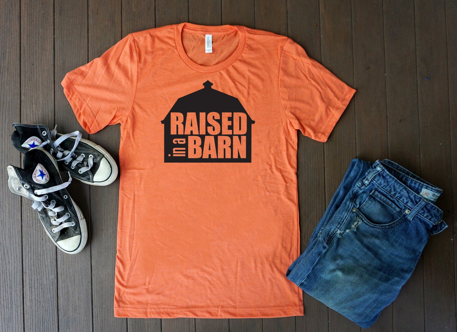 Raised in a Barn Shirt Farmer Tshirt Funny Farm Shirts Farm - Etsy
