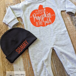 Cutest Pumpkin in the Patch, Halloween Baby Outfit, Fall Baby Clothes ...