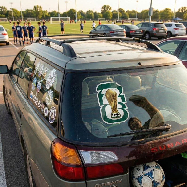 FIFA World Cup 2026 Sticker - '26' Trophy Decal for Car Window, Laptop ...