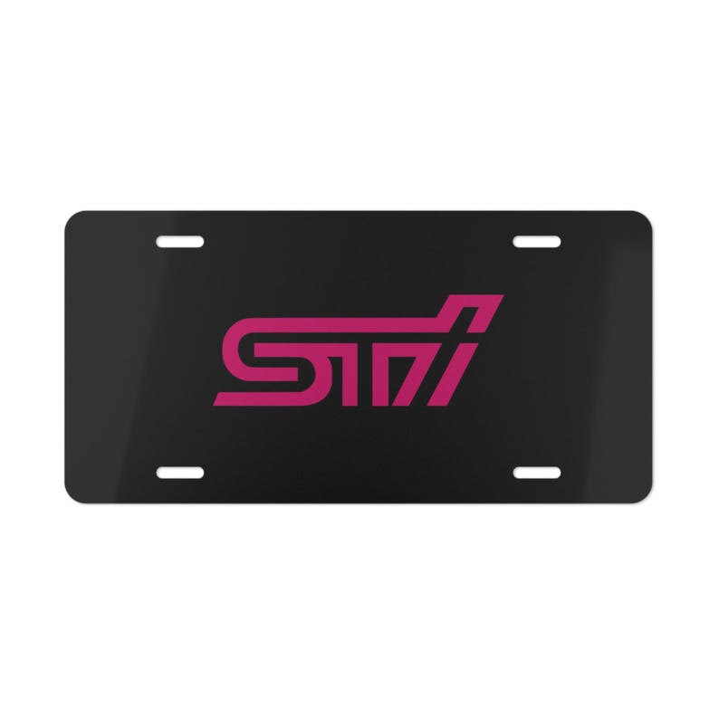 Speed Demon JDM WRX STI License Plate Delete - Personalized License ...