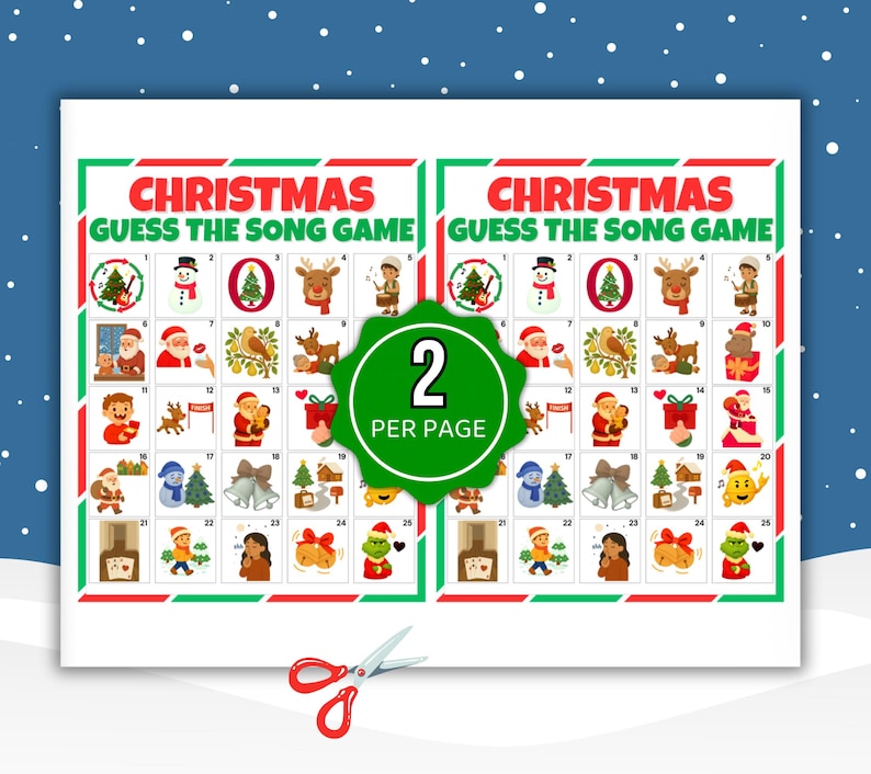 Guess the Christmas Song Game, Christmas Song Trivia, Christmas Music ...