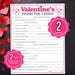 Love Songs Finish the Lyrics Game, Printable Valentines Party Game ...
