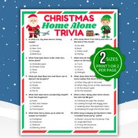 Home Alone Movie Jeopardy - Movie Trivia Christmas Game - Christmas ...