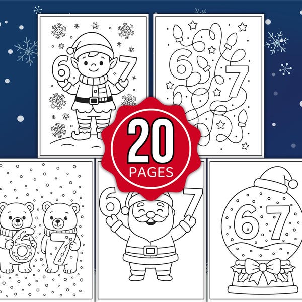 Six seven brainrot coloring page - Etsy Canada