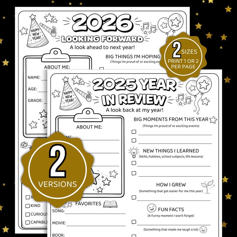 New Year Resolution Work - Etsy UK