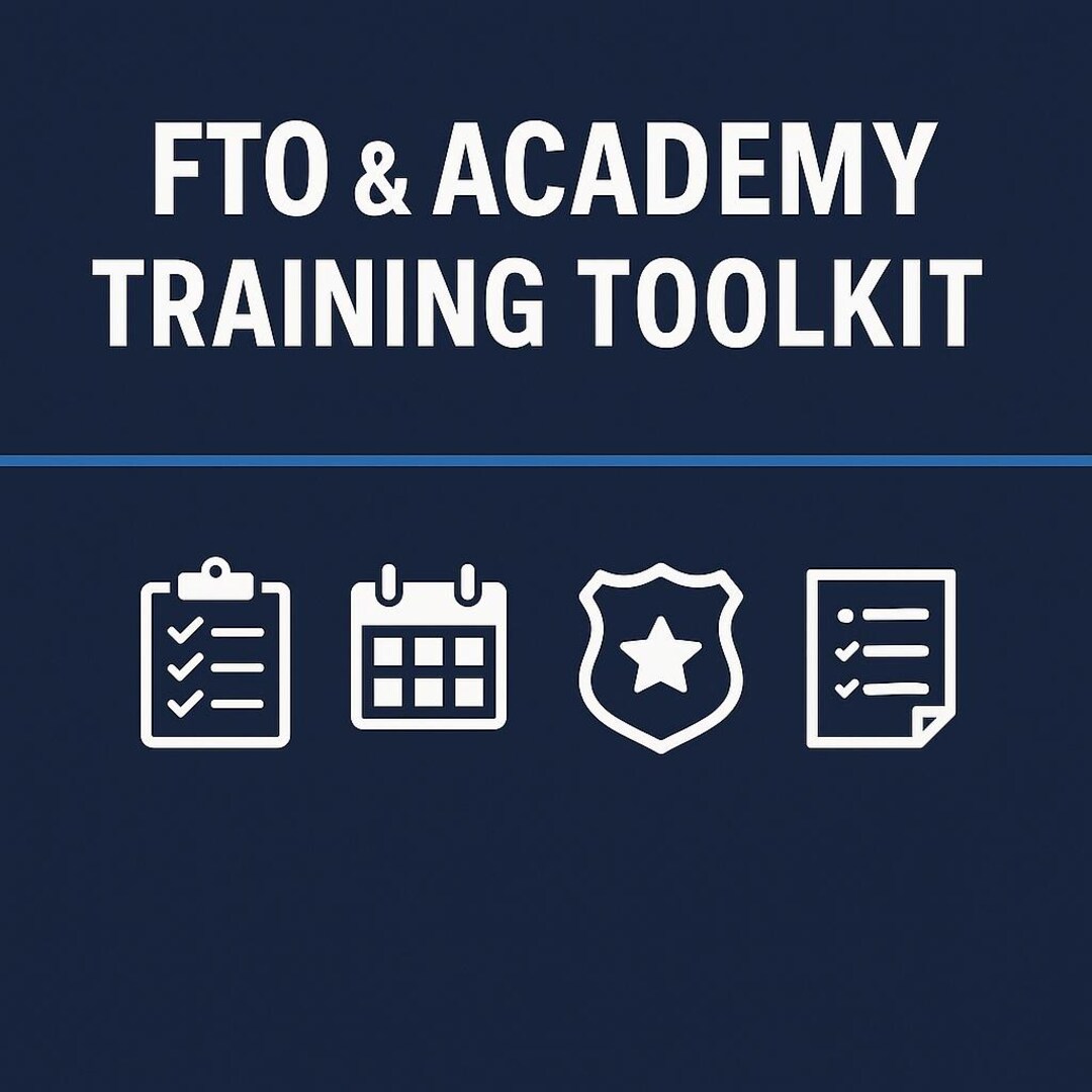 Police Patrol & Training Toolkit | Officer Essentials (word) - Etsy