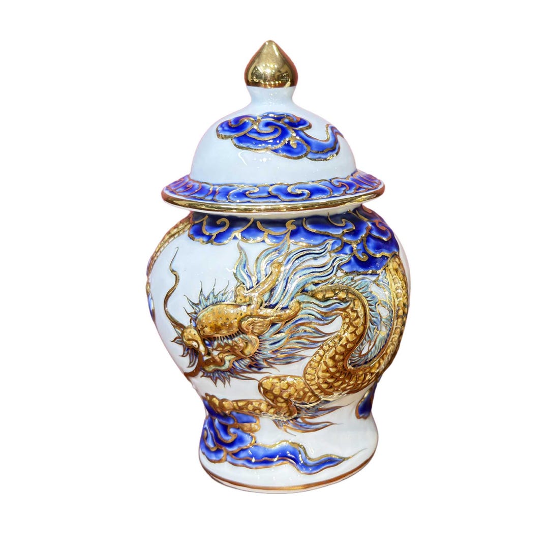 Heritage T&T Dragon Ritual Water Jar Altar Tâm an – Handcrafted Bat ...