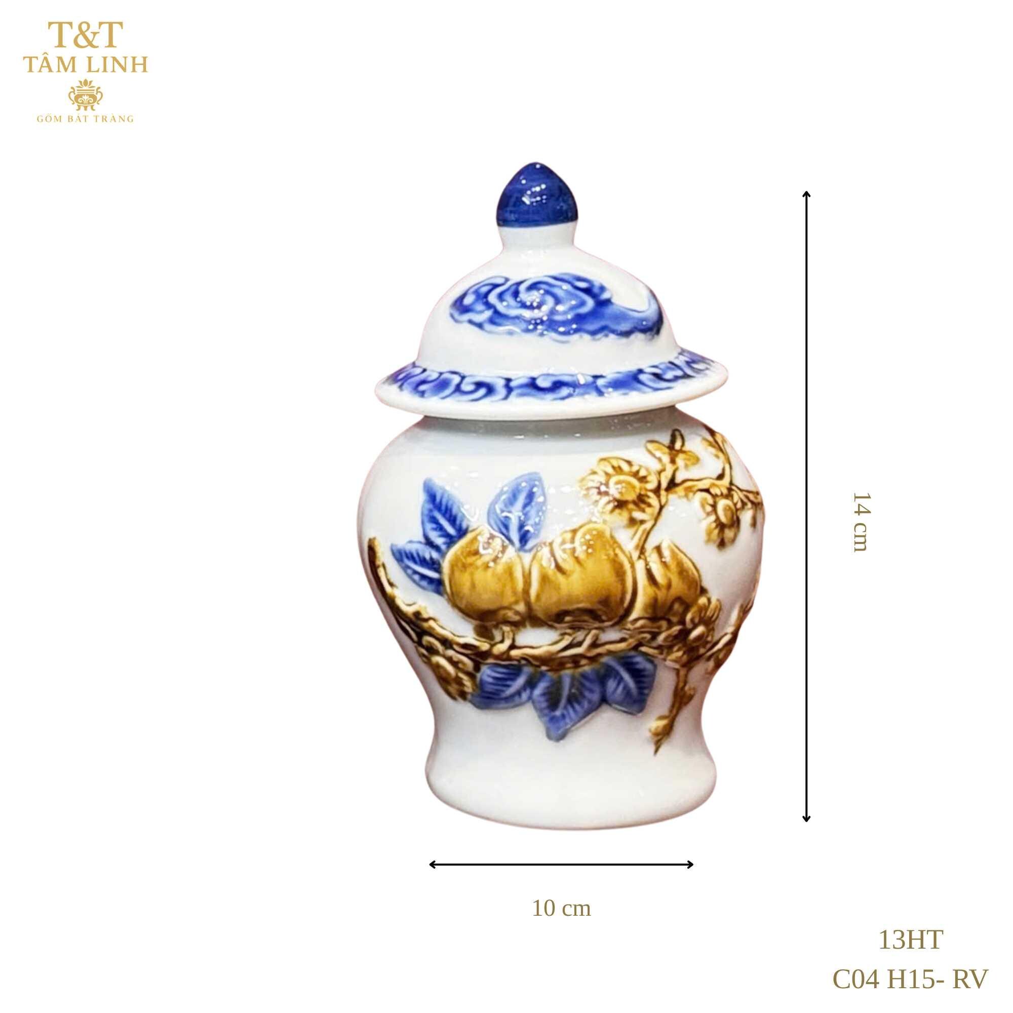 Heritage T&T Dragon Ritual Water Jar Altar Tâm an – Handcrafted Bat ...