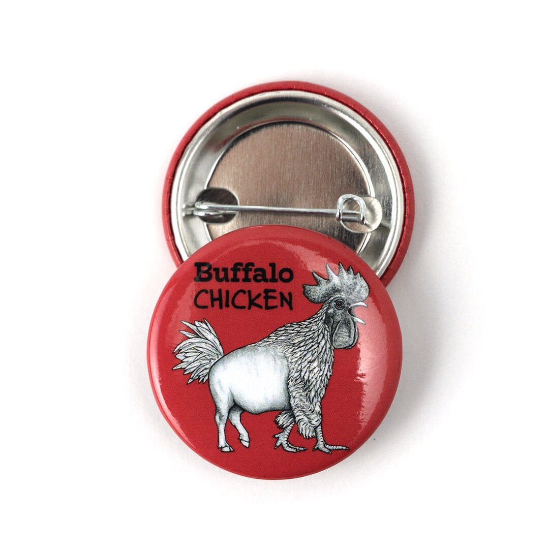 Buffalo Chicken Button Buffalo Chicken Hybrid Animal - Etsy