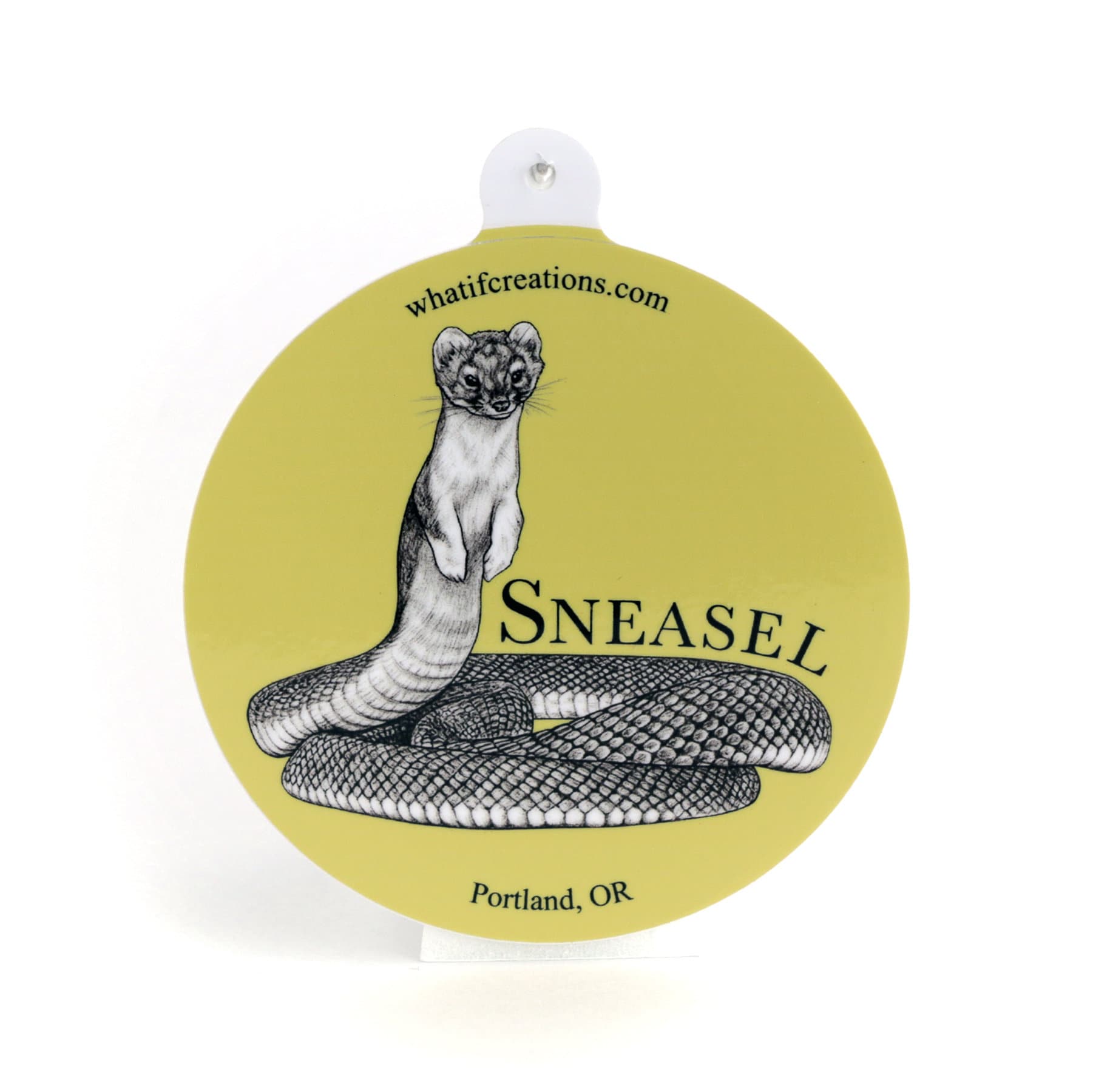 Sneasel Sticker Snake Weasel Hybrid Animal 3 | Etsy