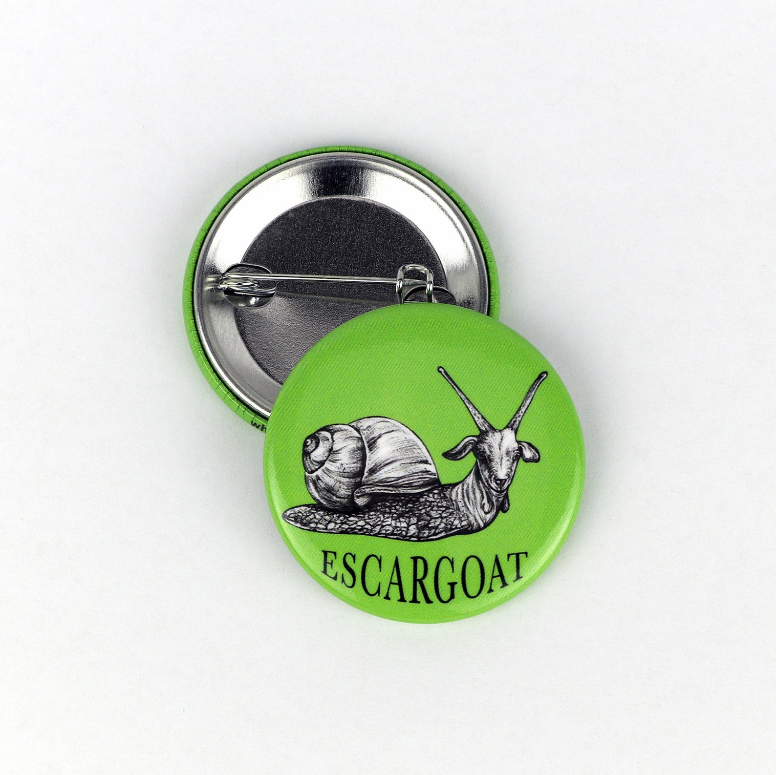 Escargoat Button Goat Snail Hybrid Animal 1.5 - Etsy