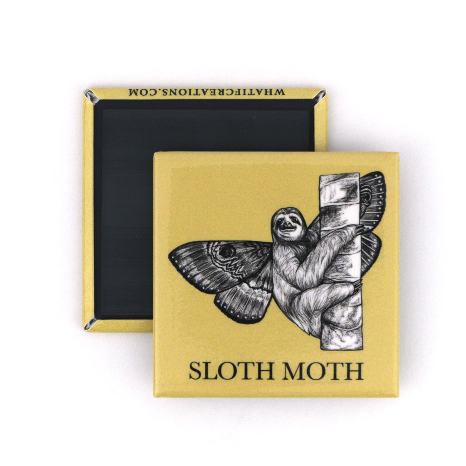 Sloth Moth Fridge Magnet Sloth Moth Hybrid Animal - Etsy