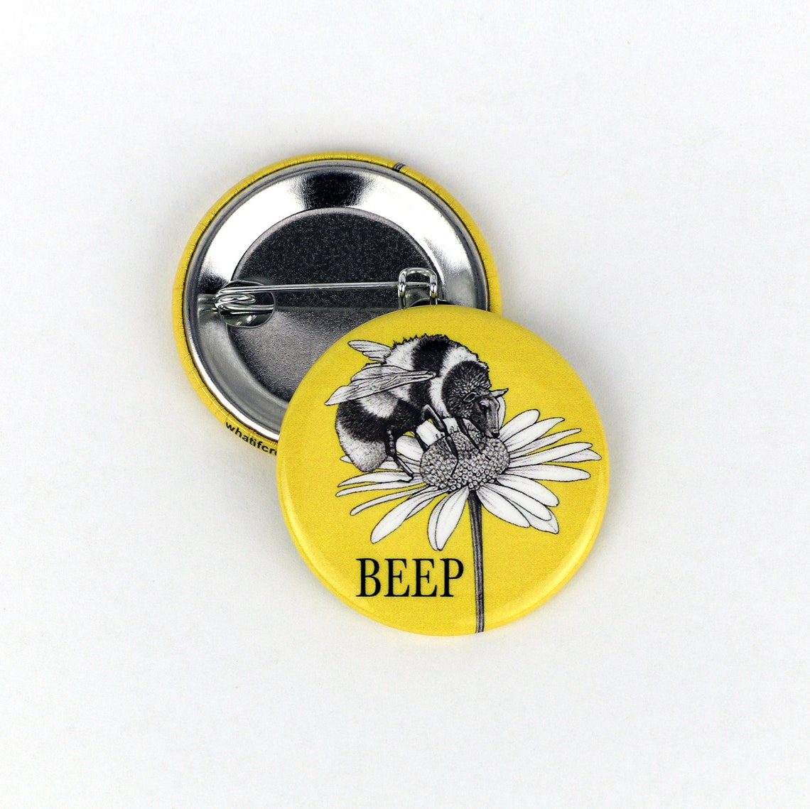 Beep Button Bumble Bee Sheep Hybrid Animal 1.5 | Etsy