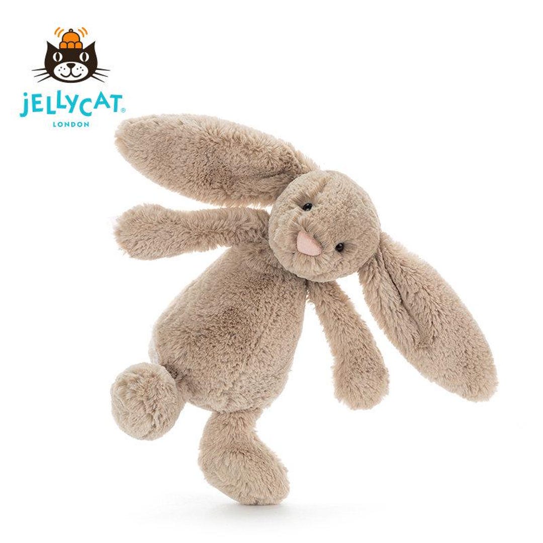 Jellycat Shy Beige Bunny Plush Toy, Rabbit Doll, New Year's Gift - Etsy