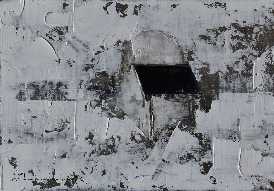 Shiver Moon Oil Painting Landscape Painting Abstract - Etsy