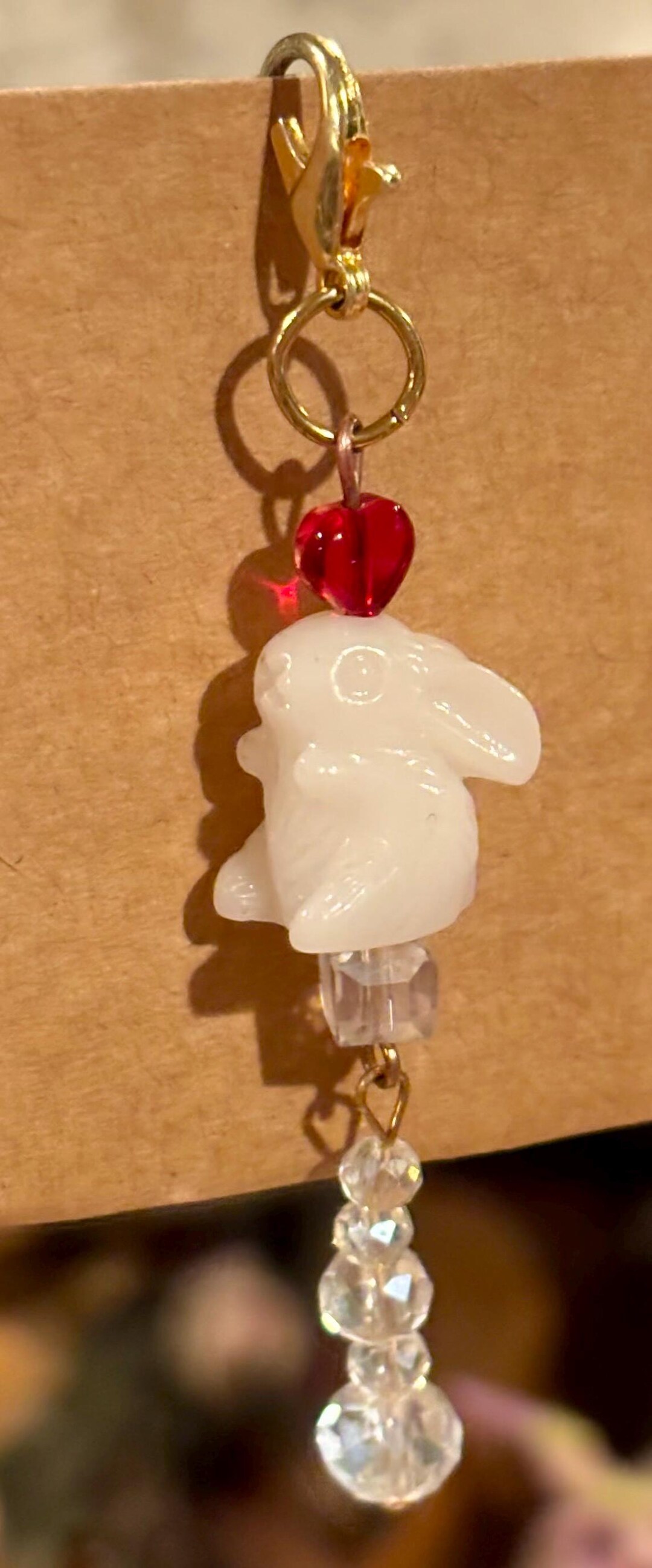 Rew-love Charm (red-eyed White) - Etsy