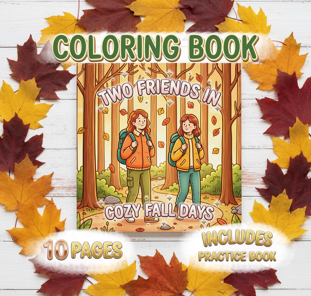 Friends Coloring Pages | Comfy Besties Moments to Color for Adults ...