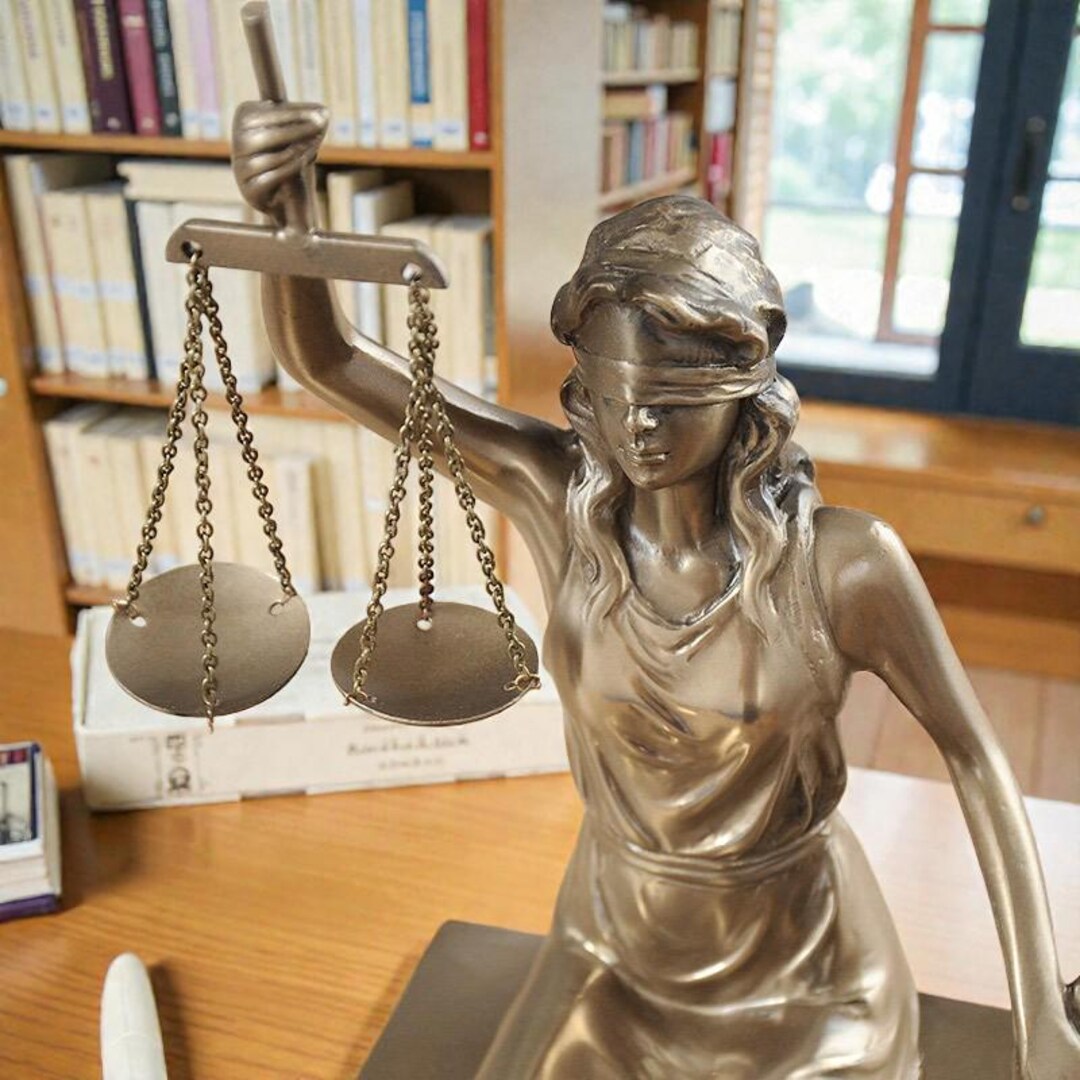Nordic Balance Goddess Book Stand Resin Statue Classical Home Office ...