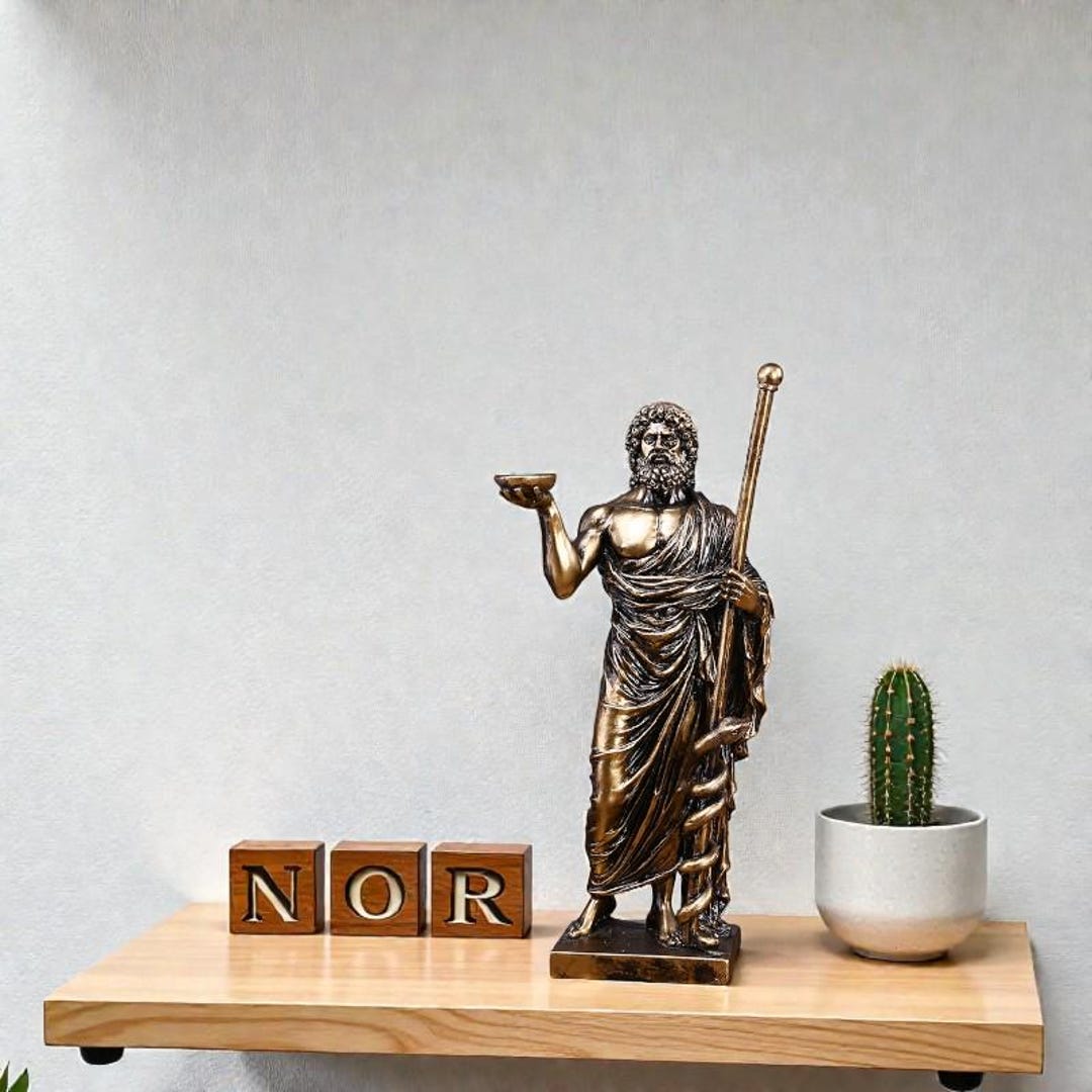 Greek God Statue Resin Sculpture Classical Home Decor Gift Spring ...