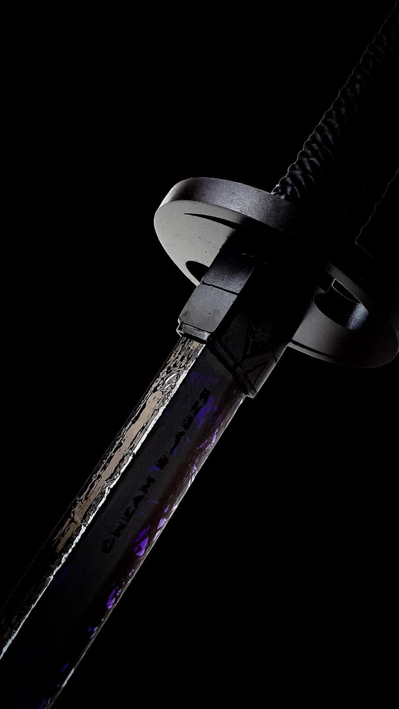 Hell Raiser Katana: Blue Epoxy Resin Fantasy Sword Prop - Etsy