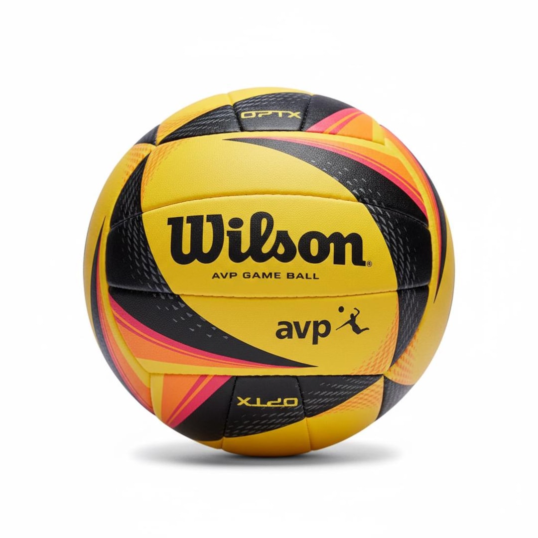 Wilson AVP OPTX Series Beach Volleyball: Official Size & Weight Replica ...