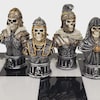 Weird Horror Chess Set in Hues of Mottled Flesh and Ivory - Etsy UK