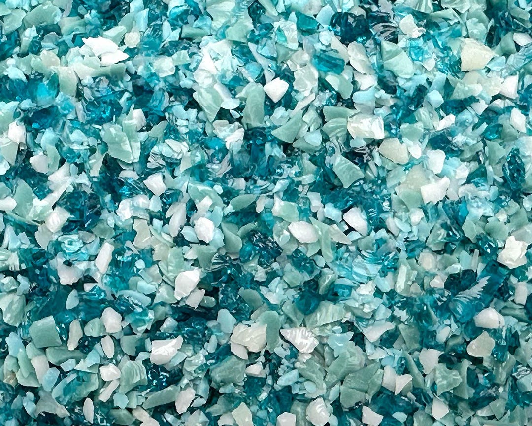 Ocean Blue Frit Blend, 2 Oz, 96 COE - Etsy
