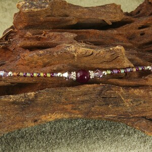 Glamour Red Agate Beaded Anklet Red Anklet Gemstone Anklet - Etsy