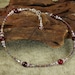 Glamour Red Agate Beaded Anklet Red Anklet Gemstone Anklet - Etsy
