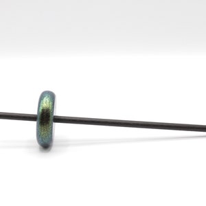 Emerald Dragon Sparkle Drop Spindle - Blue Green Gold Shifting Colors ...