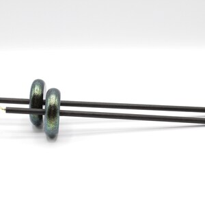 Emerald Dragon Sparkle Drop Spindle - Blue Green Gold Shifting Colors ...