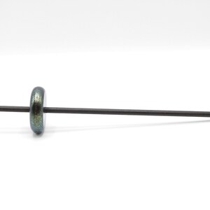 Emerald Dragon Sparkle Drop Spindle - Blue Green Gold Shifting Colors ...