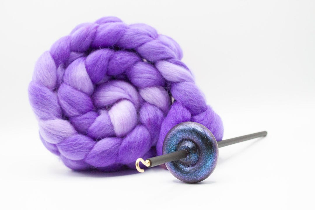 Beginner Learn to Spin Kit - Electric Night Midi Lace Weight Top or ...