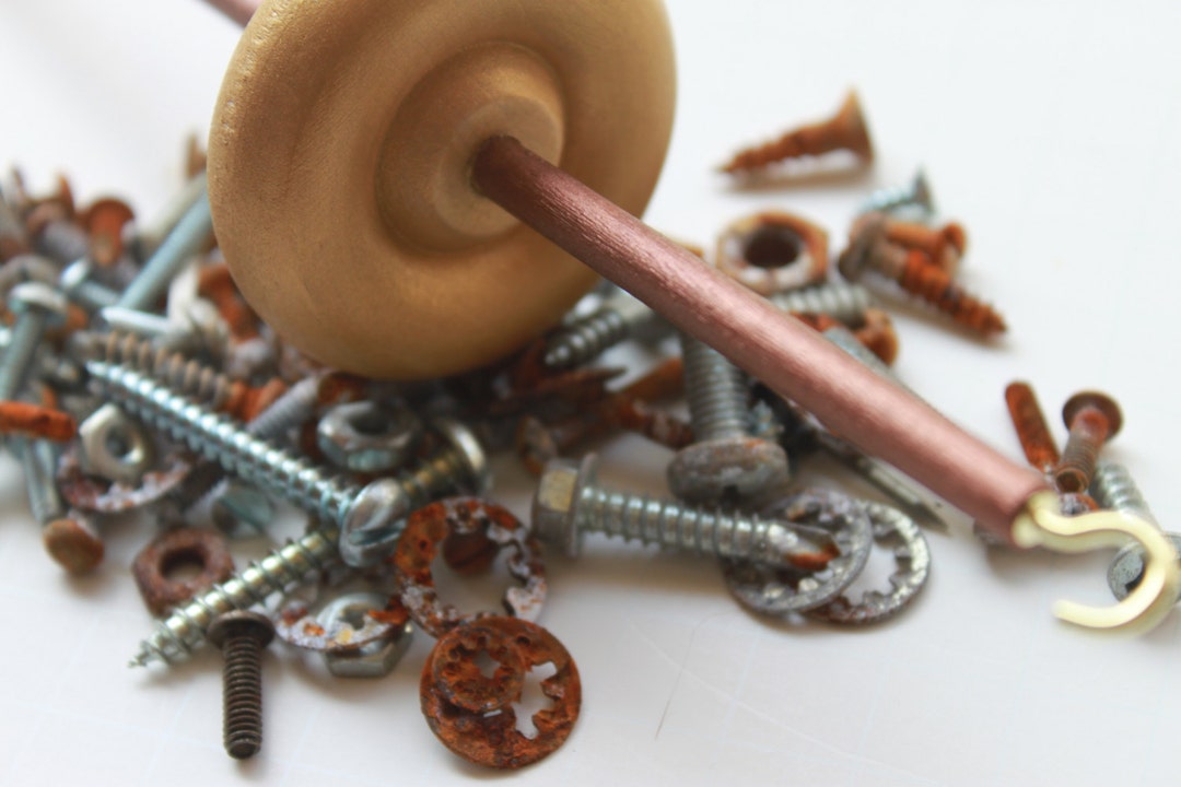 Steampunk My Spindle - Metallic Color Option for Any Drop Spindle - Etsy
