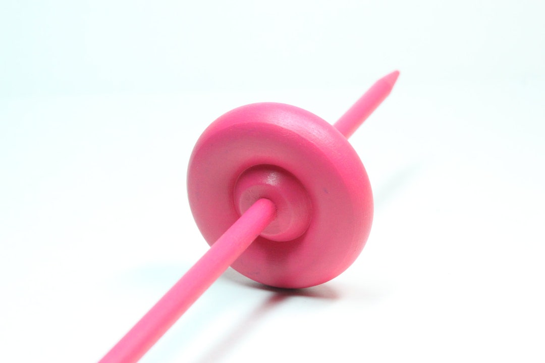 Pink Laceweight Drop Spindle - Learn to Spin - Beginners Dream - Etsy