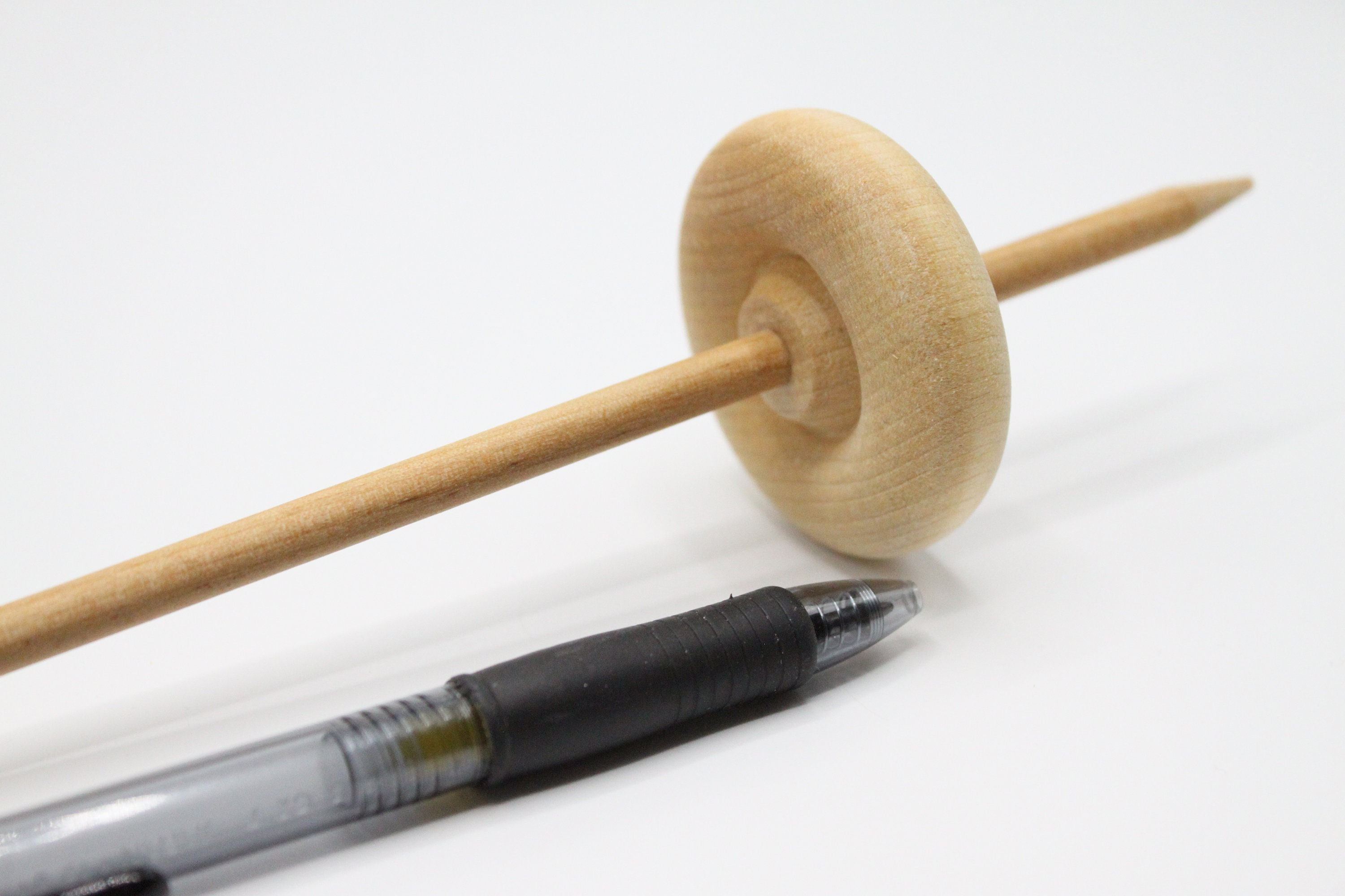 Complete Beginner Drop Spindle Kit - Midi Kit Blue- Top Whorl, Bottom ...