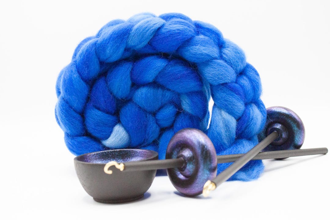 Complete Beginner Electric Night Drop Spindle Spinning Kit - Midi Size ...